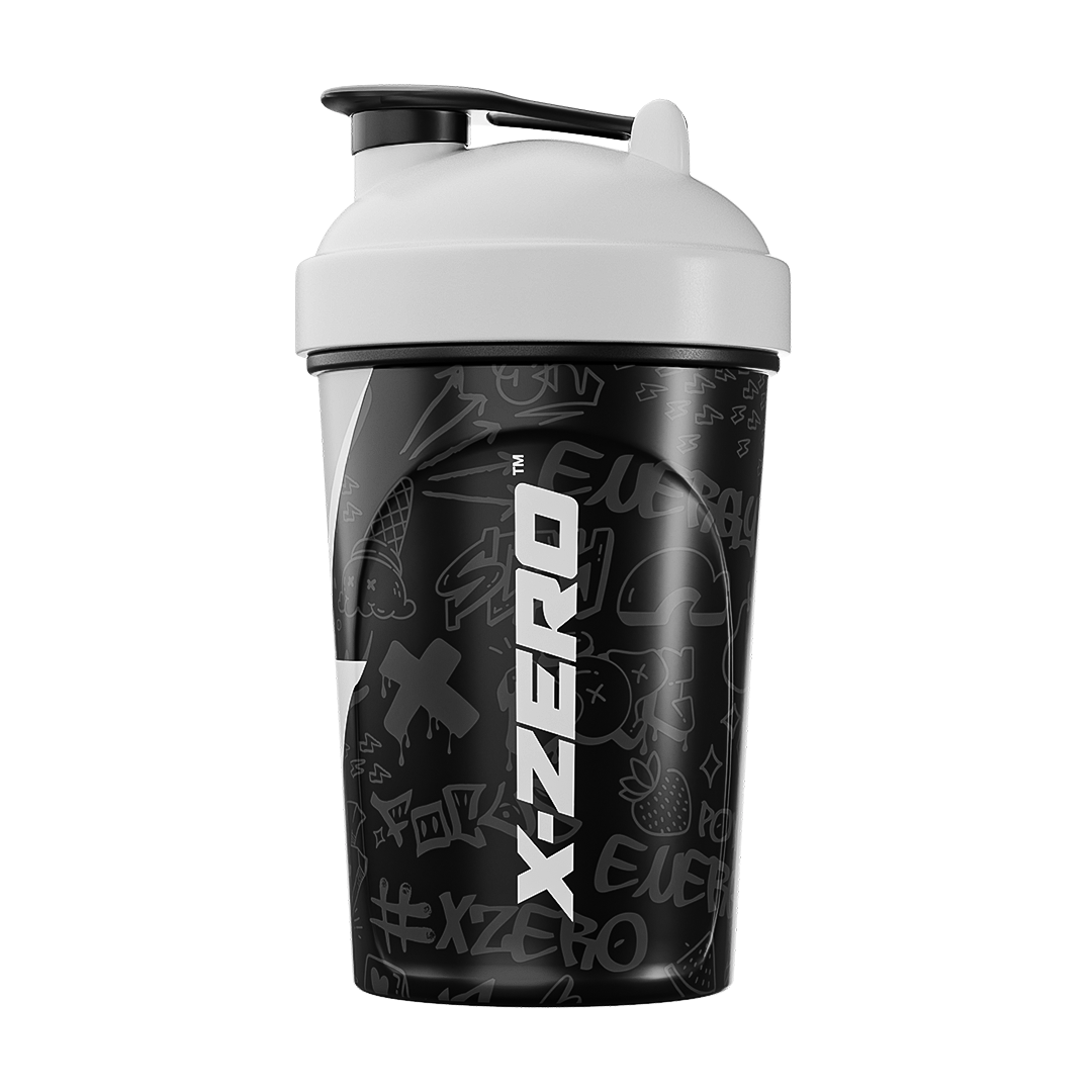 X-Zero Black & Grey Shaker (500ml) – X-Zero Energy