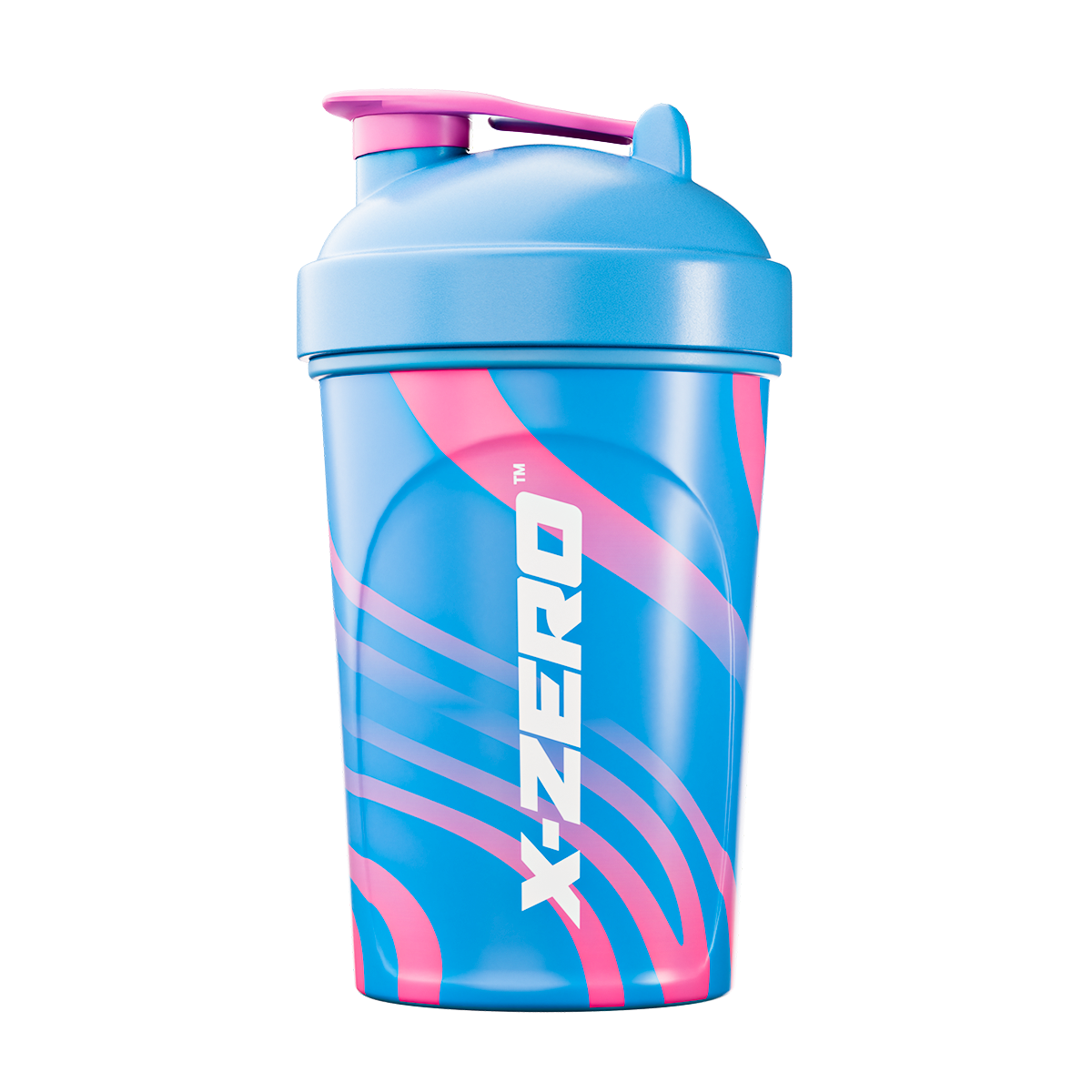 X-Zero Swirly Blue & Pink Shaker (500ml) – X-Zero Energy