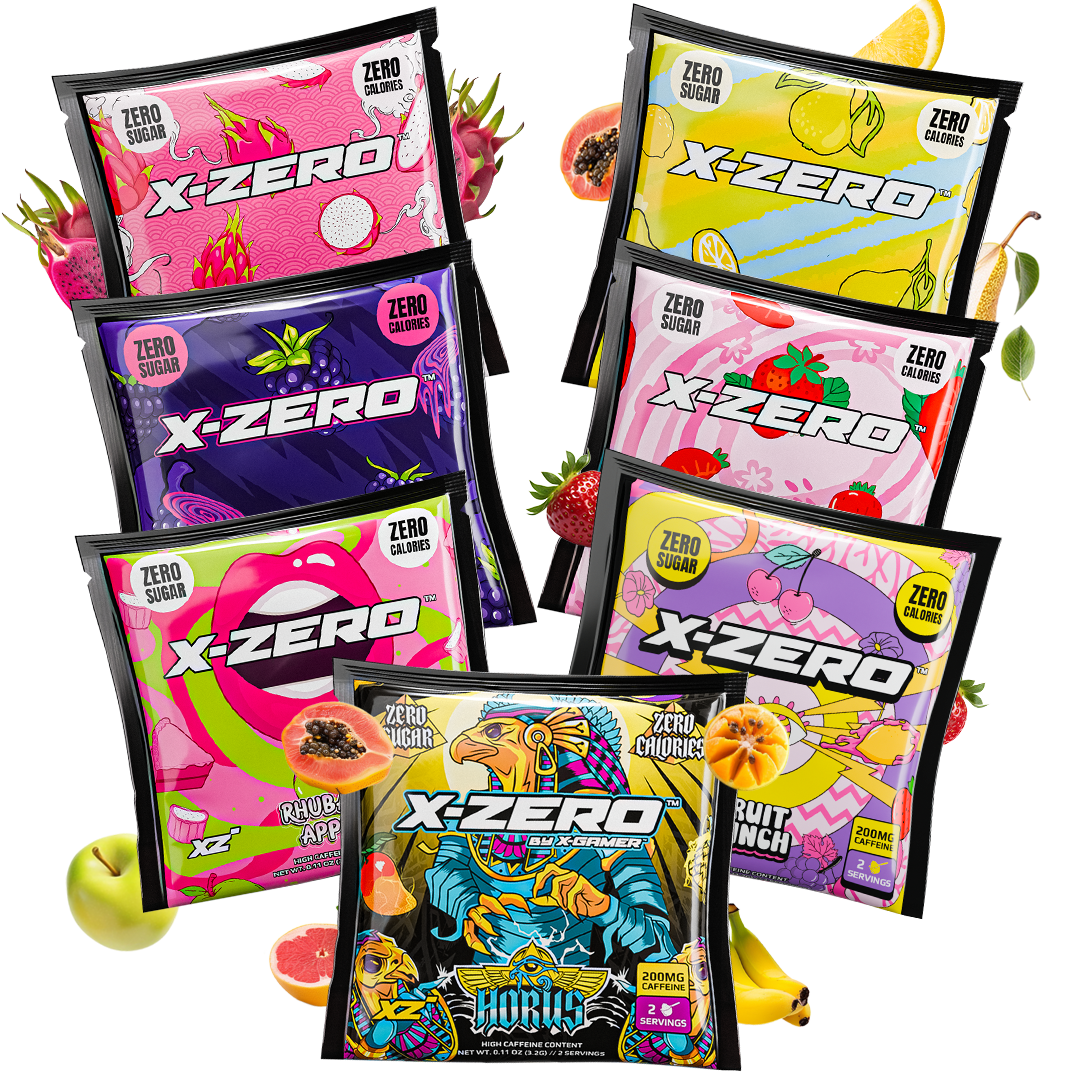 X-Zero 7 flavor try-out pack – X-Zero Energy