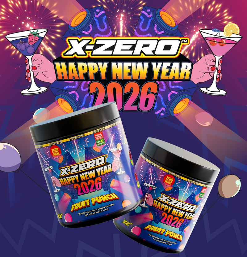 X-Zero New Year 2026 Limited Edition Fruit Punch (160g/100 Servings ...