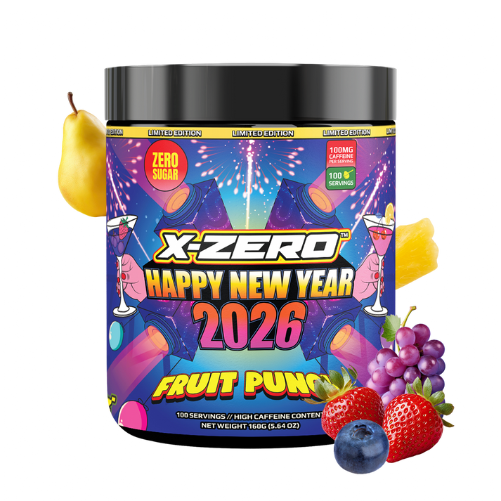 X-Zero New Year 2026 Limited Edition Fruit Punch (160g/100 Servings ...