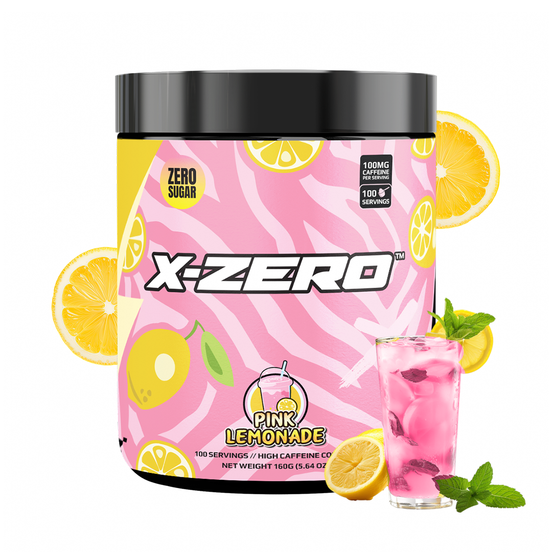 X-Zero Pink Lemonade (160g / 100 Servings) – X-Zero Energy