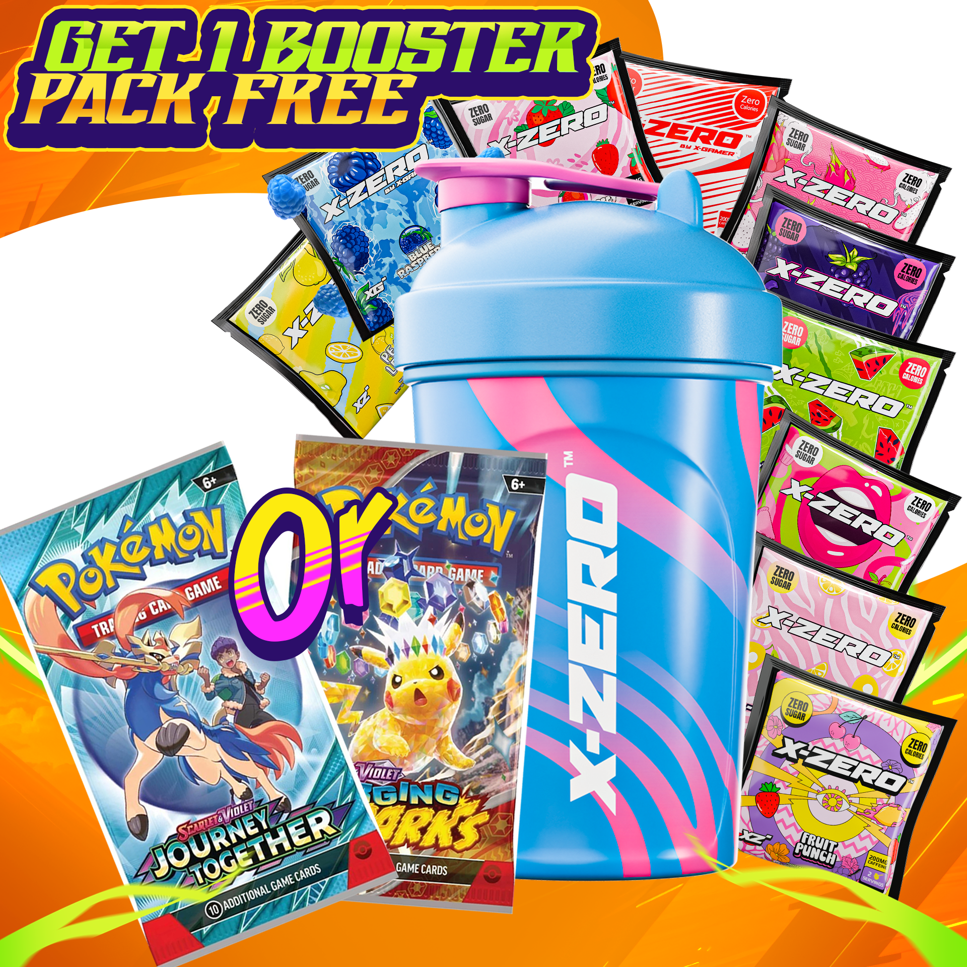 Samples + Pokémon Booster Pack – X-Zero Energy